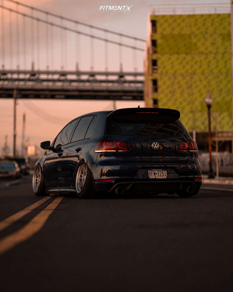2012 Volkswagen GTI Base with 18x9.5 Enkei RPF1 and Nankang 215x40 on ...