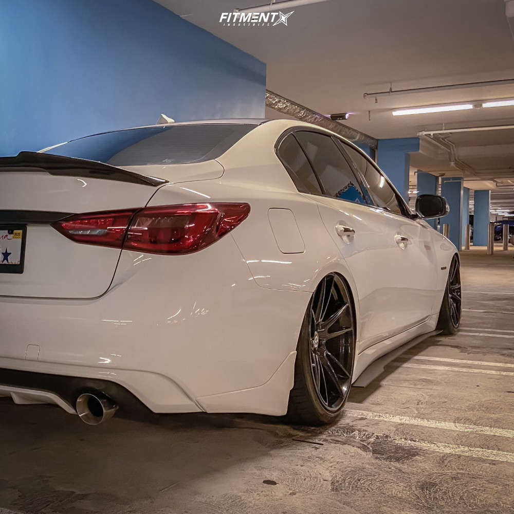 2018 INFINITI Q50 Sport with 20x10 HRE Ff04 and Falken 245x35 on Stock ...