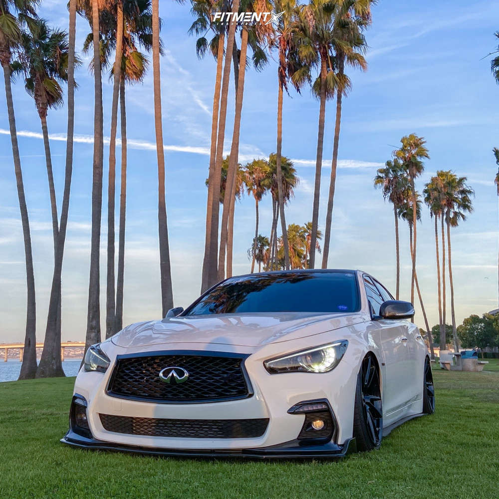 2018 INFINITI Q50 Sport with 20x10 HRE Ff04 and Falken 245x35 on Stock ...