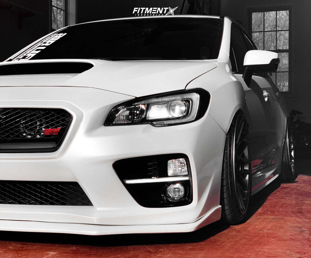 2016 Subaru WRX STI Base with 19x9.5 Rotiform Rse and Kumho 235x35 on ...