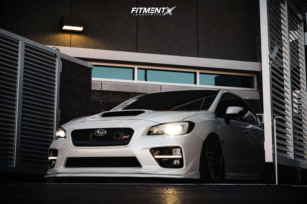 2016 Subaru WRX STI Base with 19x9.5 Rotiform Rse and Kumho 235x35 on ...