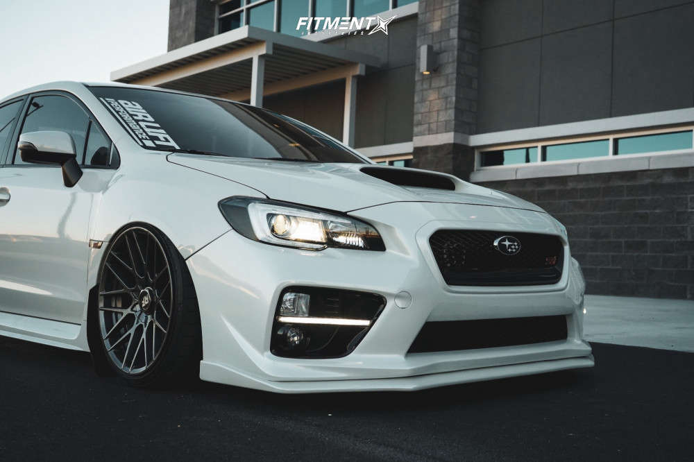 2016 Subaru WRX STI Base with 19x9.5 Rotiform Rse and Kumho 235x35 on ...