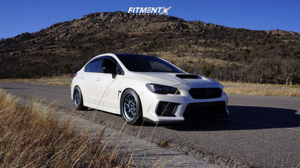 2018 Subaru WRX Base with 18x9.5 Ambit Re83 and Michelin 265x35 on ...