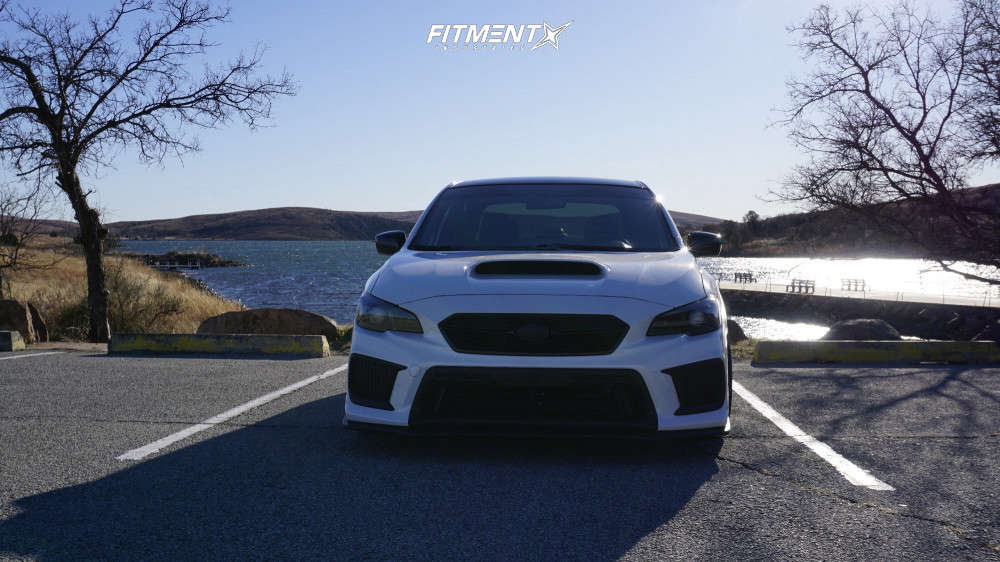 2018 Subaru WRX Base with 18x9.5 Ambit Re83 and Michelin 265x35 on ...