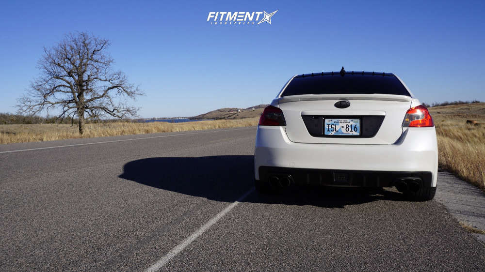 2018 Subaru WRX Base with 18x9.5 Ambit Re83 and Michelin 265x35 on ...