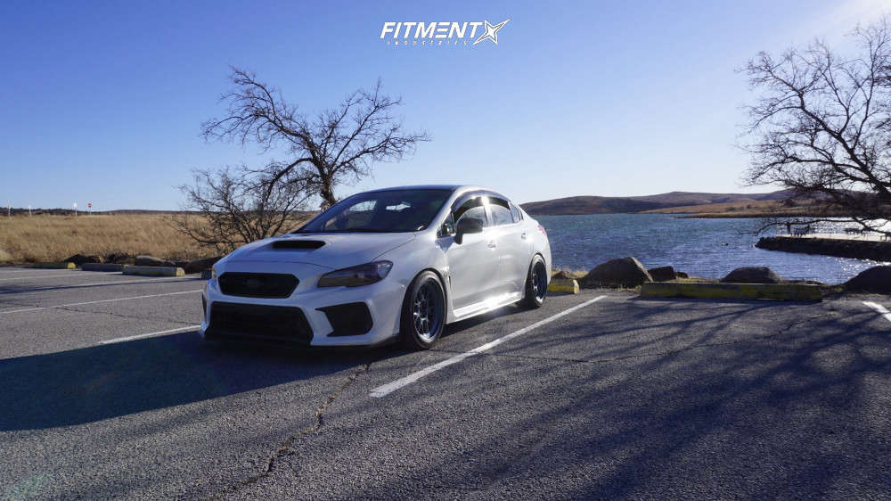 2018 Subaru WRX Base with 18x9.5 Ambit Re83 and Michelin 265x35 on ...