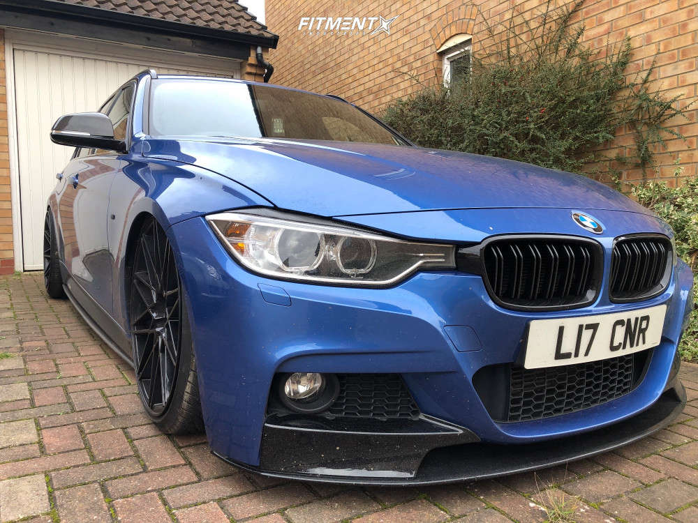 2015 BMW 320i XDrive Base with 20x9 1AV Zx4 and Nankang 225x35 on Air ...