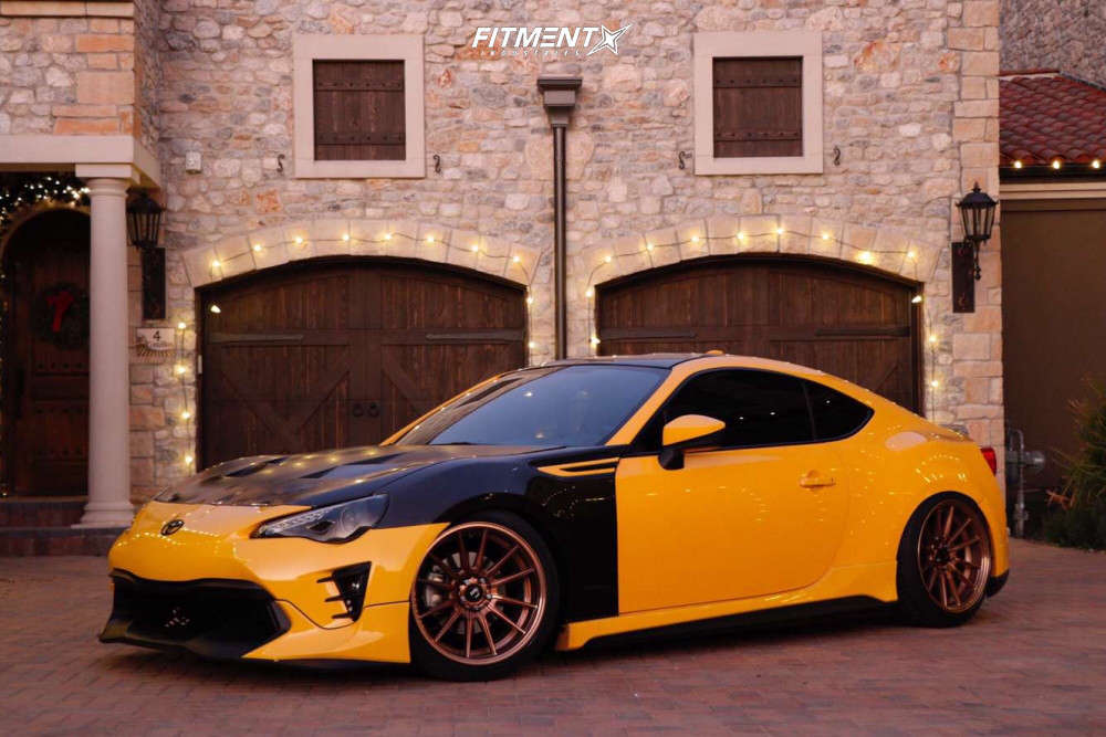2015 Scion FR-S Base with 18x10.5 Cosmis Racing R1 Pro and Nankang ...