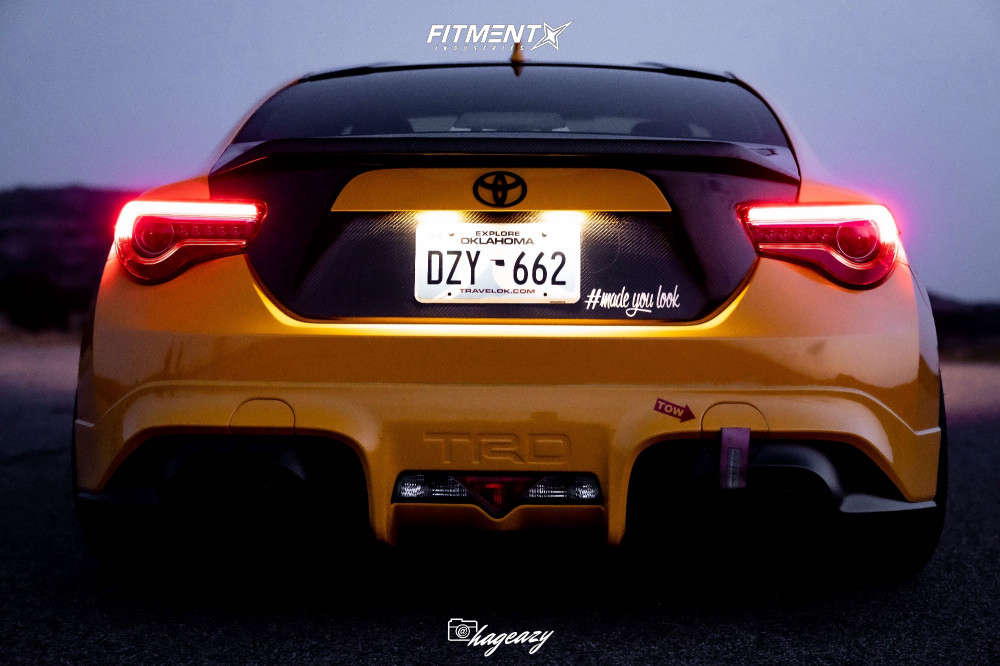 2015 Scion FR-S Base with 18x10.5 Cosmis Racing R1 Pro and Nankang ...