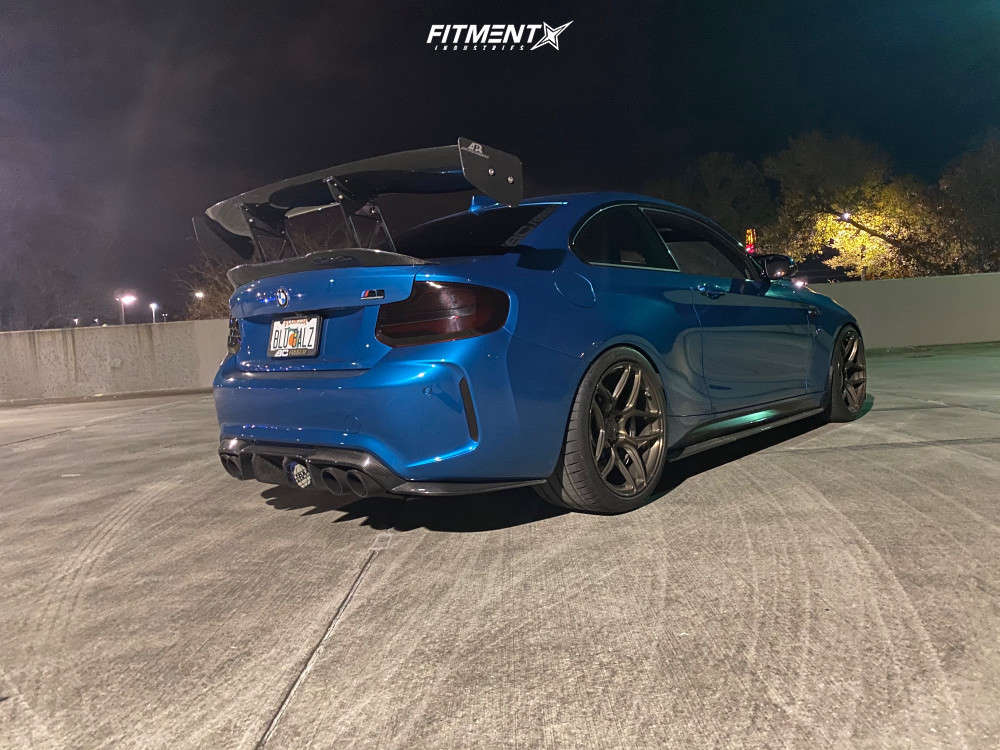 2019 BMW M2 Competition with 19x9.5 BC Forged RZ053 and Michelin 255x30 ...
