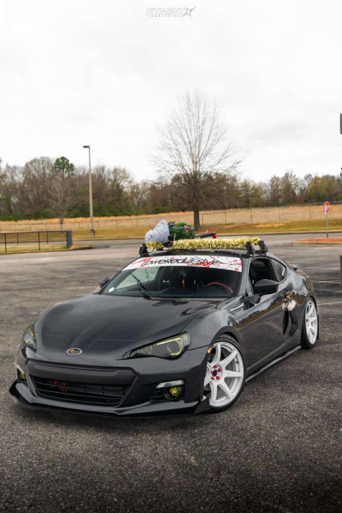 2016 Subaru BRZ Limited with 18x9.5 Work Emotion T7r and Michelin ...