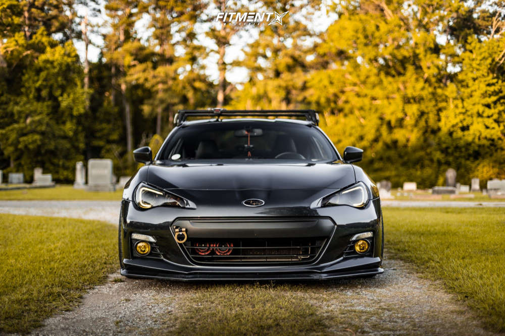 2016 Subaru BRZ Limited with 18x9.5 Work Emotion T7r and Michelin ...