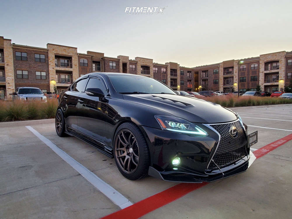 2012 Lexus IS250 Base with 18x8.5 ESR Sr08 and Michelin 275x35 on ...