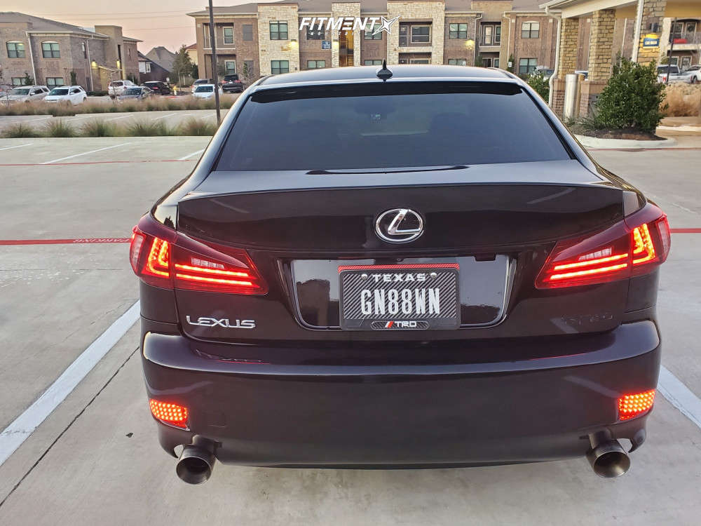 2012 Lexus IS250 Base with 18x8.5 ESR Sr08 and Michelin 275x35 on ...
