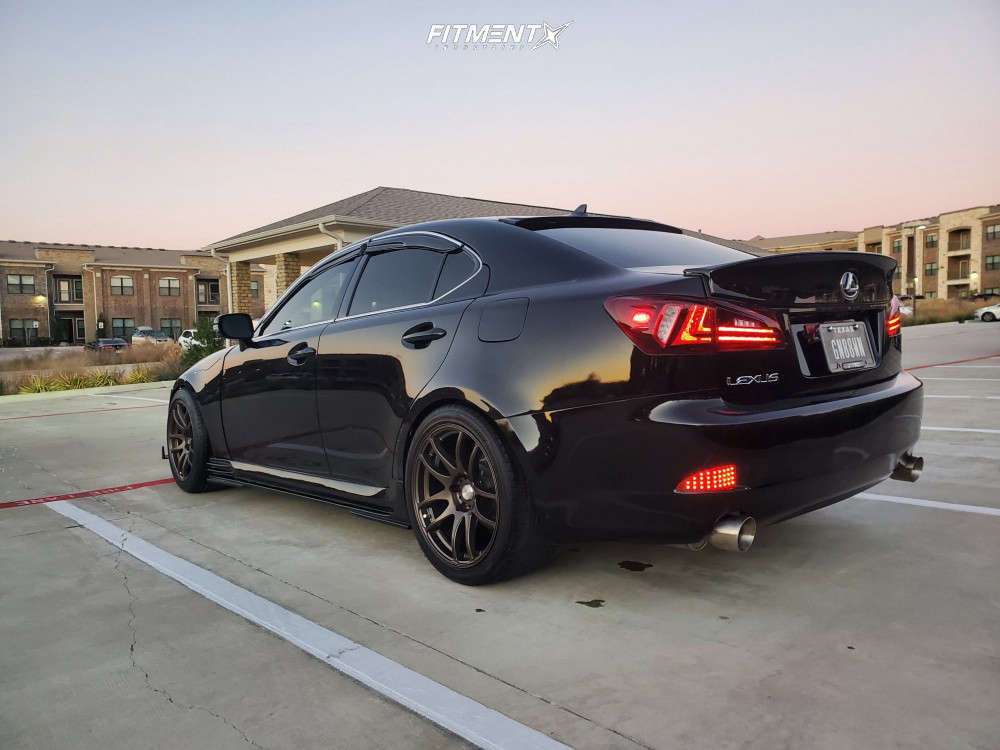 2012 Lexus IS250 Base with 18x8.5 ESR Sr08 and Michelin 275x35 on ...