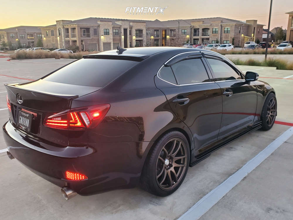2012 Lexus IS250 Base with 18x8.5 ESR Sr08 and Michelin 275x35 on ...