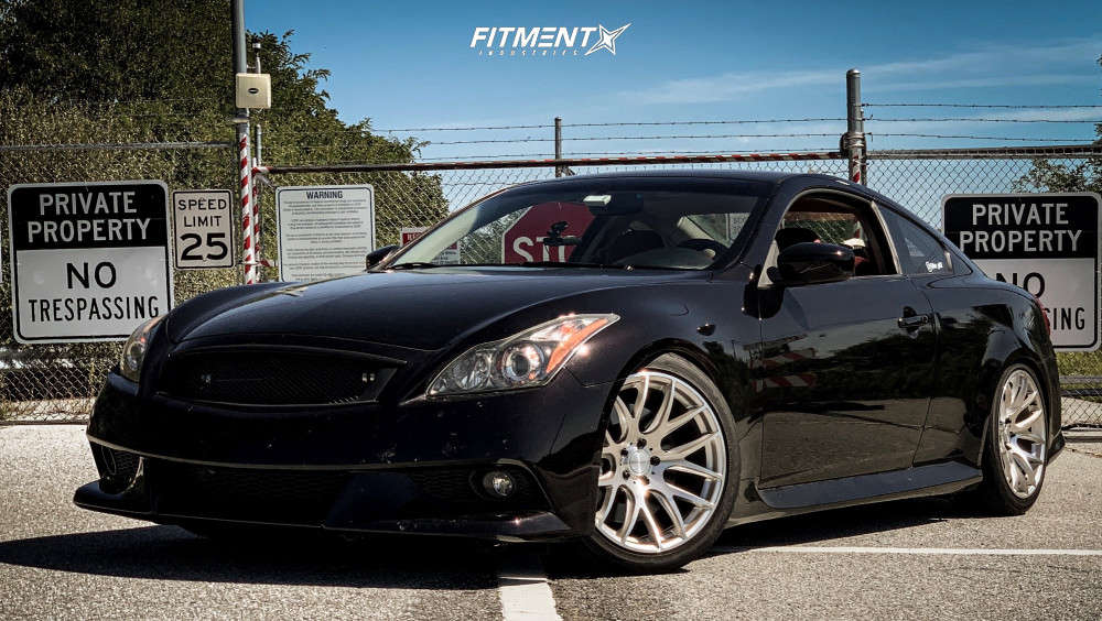 2011 INFINITI G37 IPL with 19x9.5 ESR Sr12 and Firestone 255x40 on ...