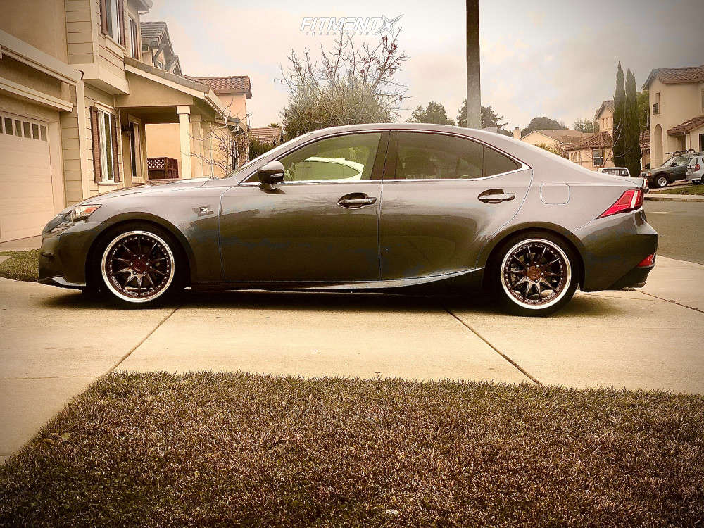 2014 Lexus IS250 F Sport with 18x8.5 Aodhan Ds07 and Federal 225x35 on ...