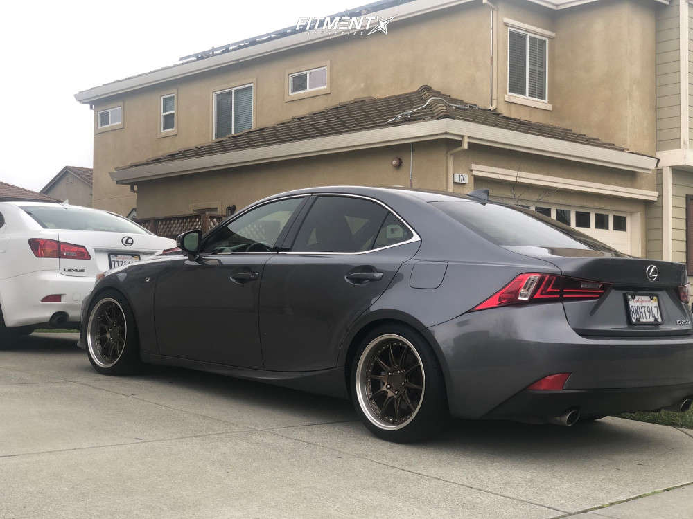 2014 Lexus IS250 F Sport with 18x8.5 Aodhan Ds07 and Federal 225x35 on ...