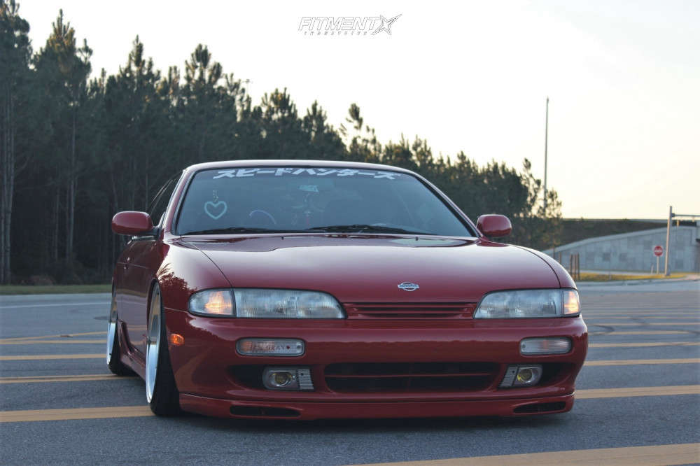 1995 Nissan 240SX SE with 18x9 Kansei Knp and Achilles 215x35 on Air ...