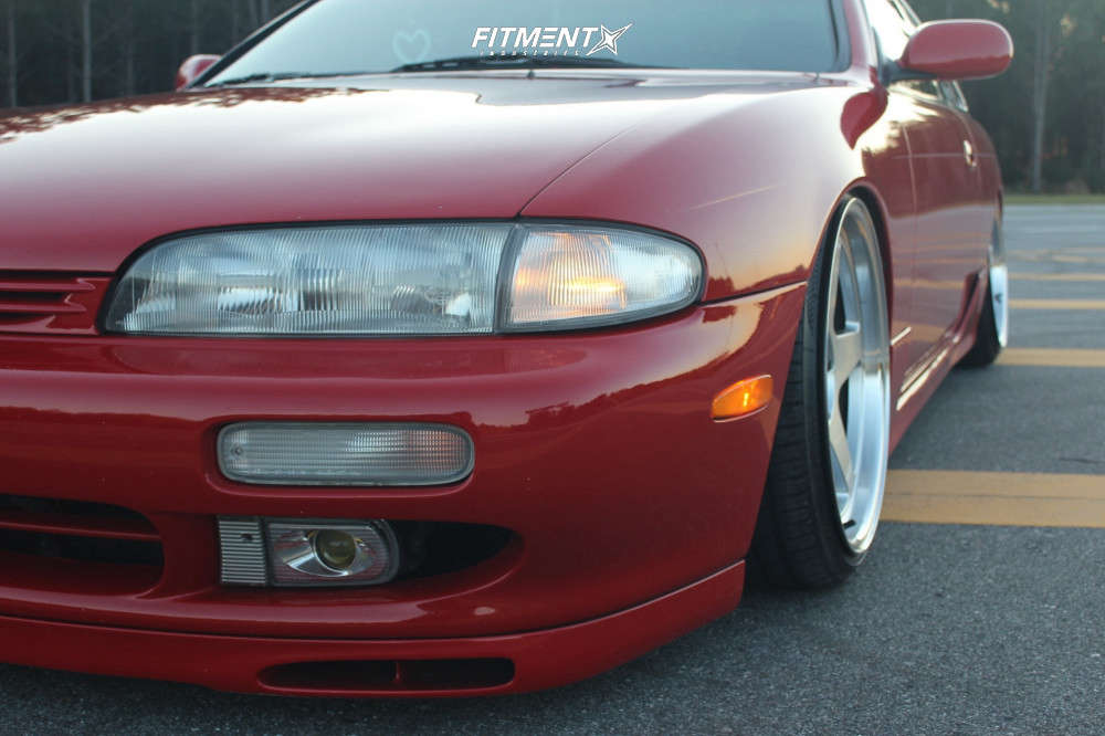 1995 Nissan 240SX SE with 18x9 Kansei Knp and Achilles 215x35 on Air ...