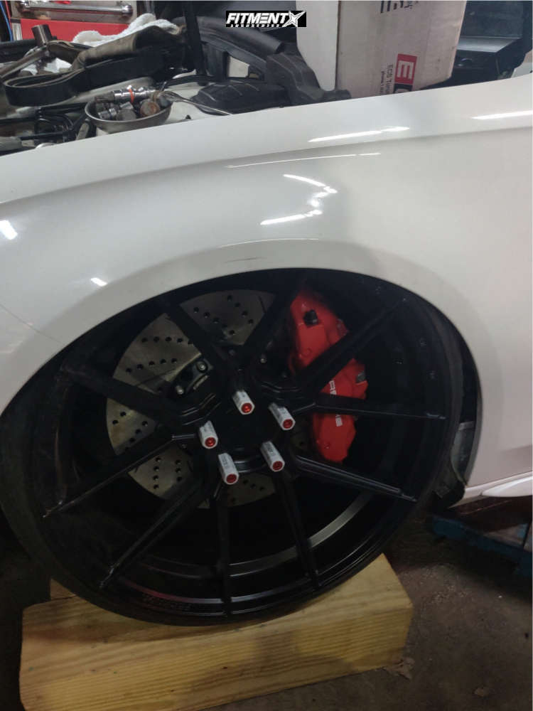 2011 Audi S4 Base with 20x10.5 Ferrada F8-FR8 and Ohtsu 255x30 on Air ...