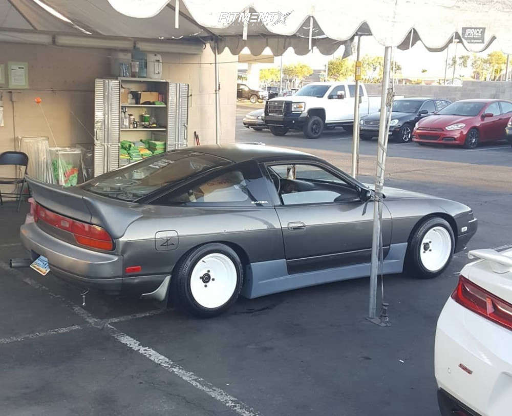 1989 Nissan 240SX Base with 15x8 Diamond Racing Smoothie and ...