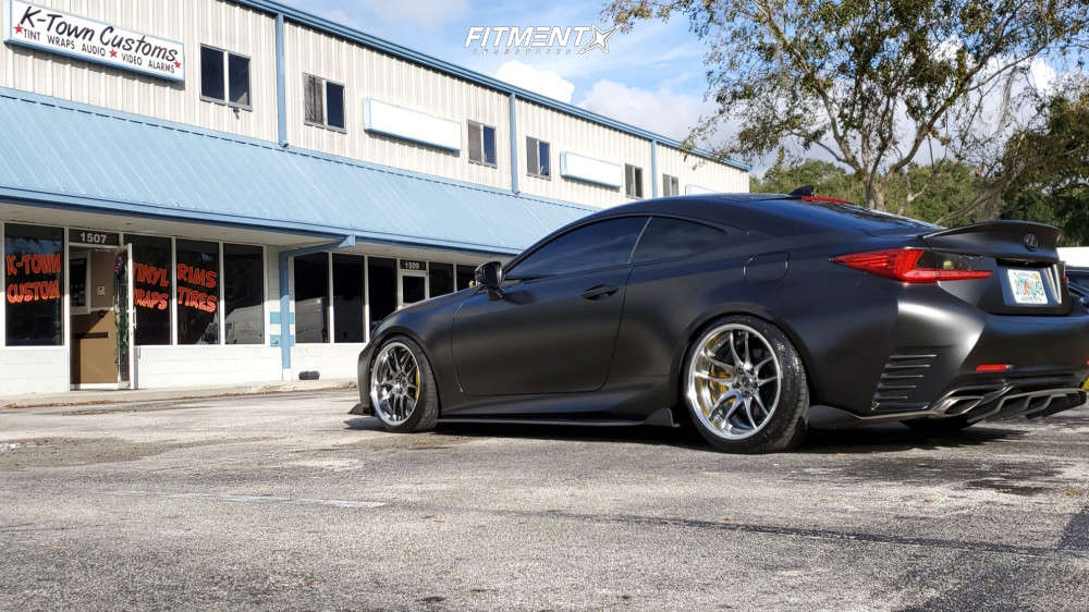 2016 Lexus RC200t F Sport with 19x9.5 Work Emotion Cr 2p and Nankang ...