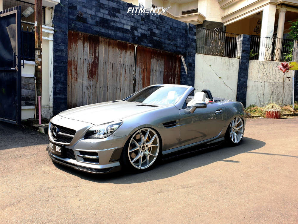 2013 Mercedes-Benz SLK250 Base with 20x8.5 Vorsteiner V-ff103 and ...