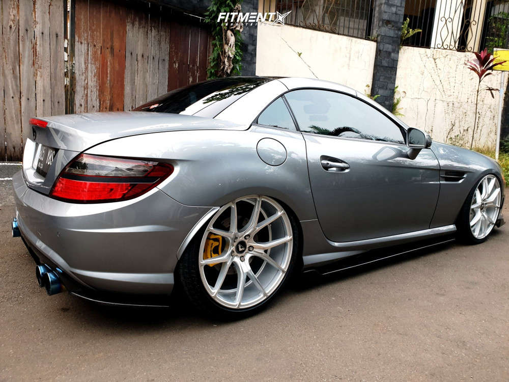2013 Mercedes-Benz SLK250 Base with 20x8.5 Vorsteiner V-ff103 and ...