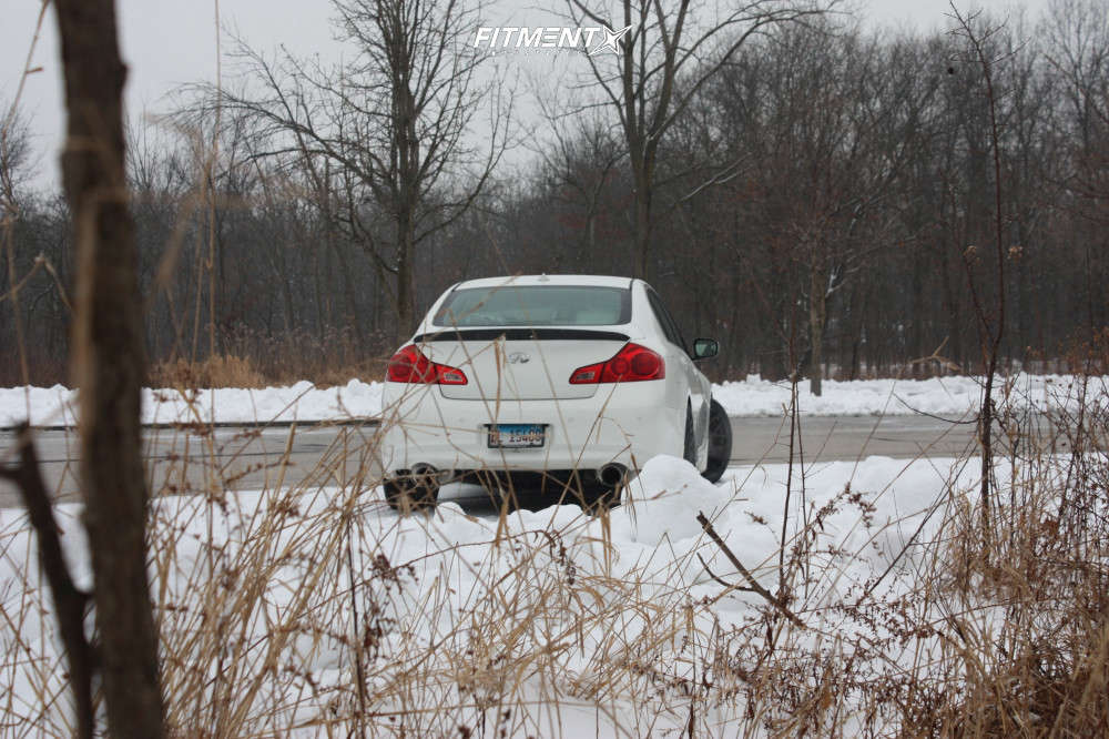 2012 INFINITI G37 X with 19x9.5 Aodhan Ls002 and Continental 245x40 on ...