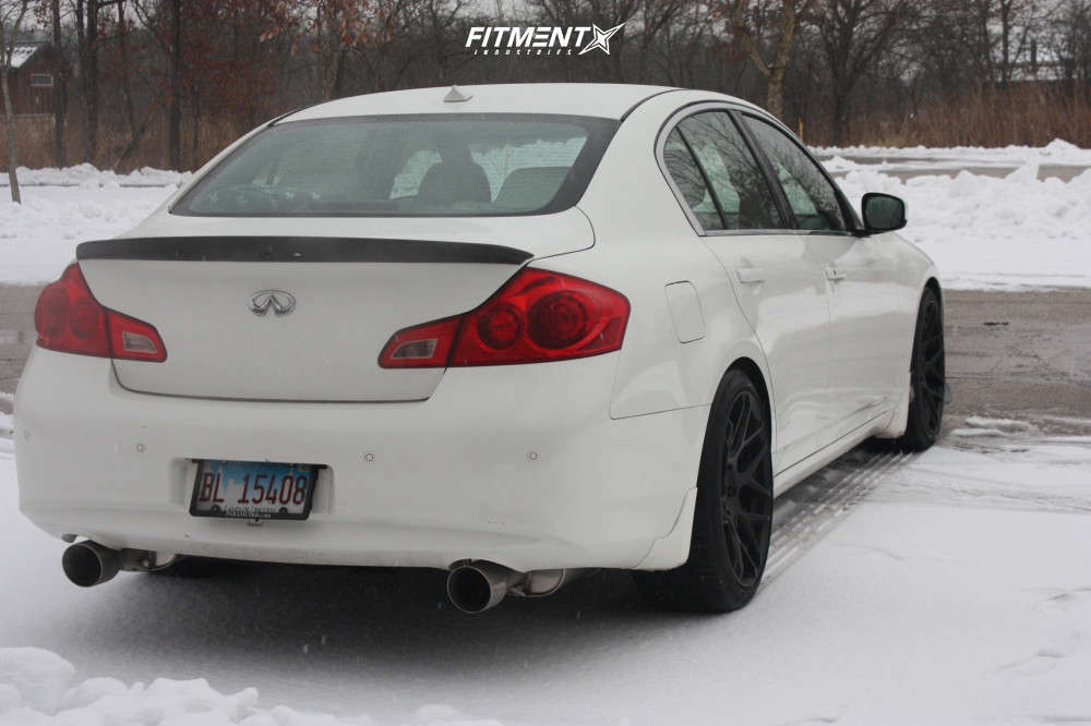2012 INFINITI G37 X with 19x9.5 Aodhan Ls002 and Continental 245x40 on ...
