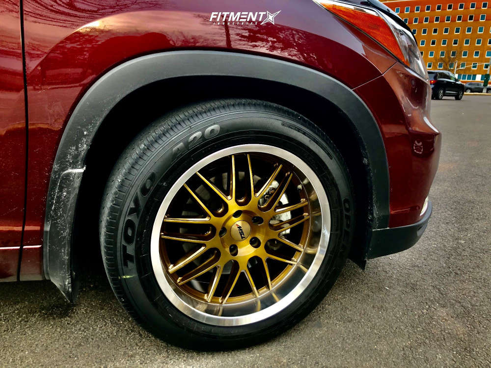 2015 Toyota Highlander Limited with 19x9 TSW Avalon and Toyo Tires ...