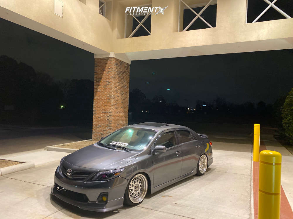 2011 Toyota Corolla S with 18x9.5 Regen5 R32 and Federal 225x25 on ...