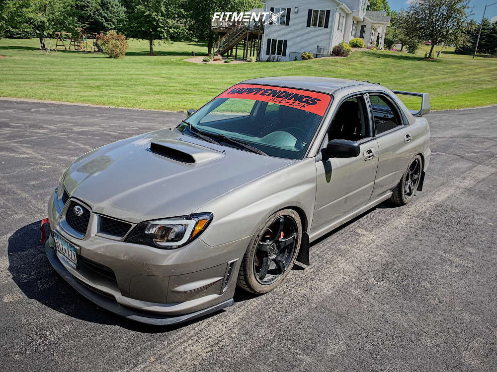 2006 Subaru WRX Base with 17x8 Enkei Kojin and Michelin 245x30 on ...