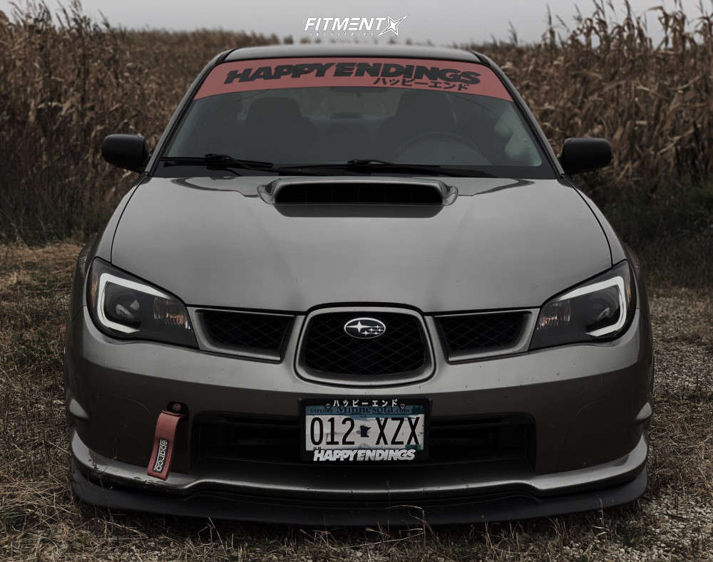 2006 Subaru WRX Base with 17x8 Enkei Kojin and Michelin 245x30 on ...