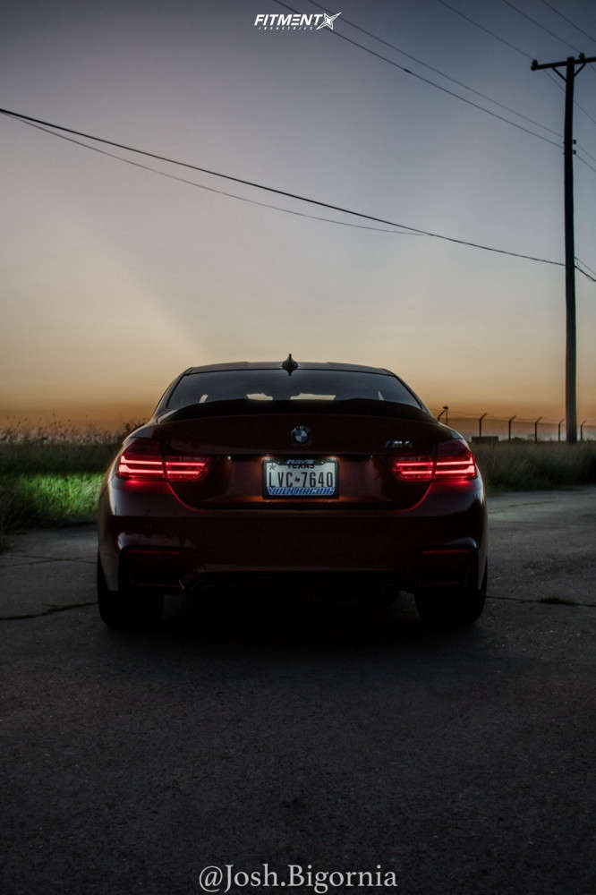 2016 BMW M4 Base with 19x9.5 Forgestar M14 and Continental 255x35 on ...
