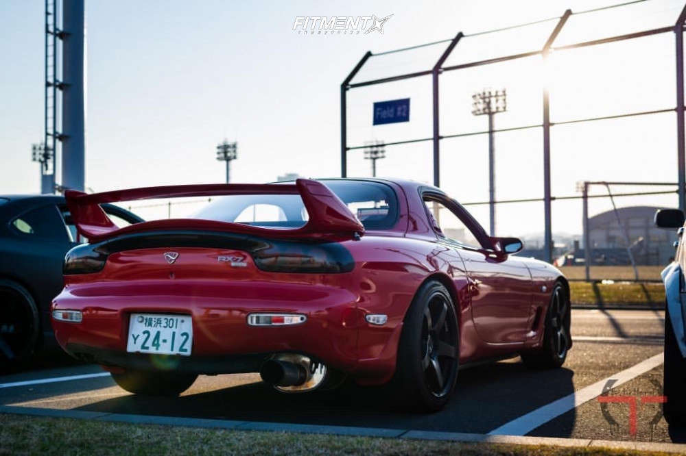 1993 Mazda RX-7 Base with 18x8.5 SSR GTV01 and Bridgestone 235x40 on ...