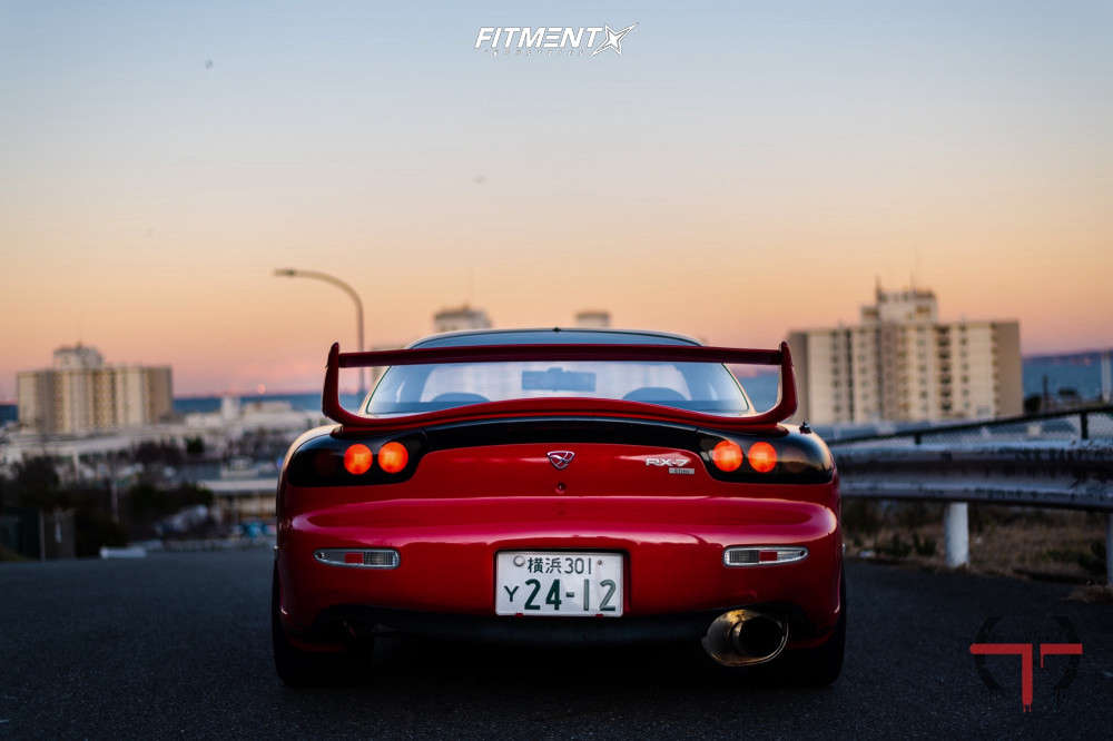 1993 Mazda RX-7 Base with 18x8.5 SSR GTV01 and Bridgestone 235x40 on ...