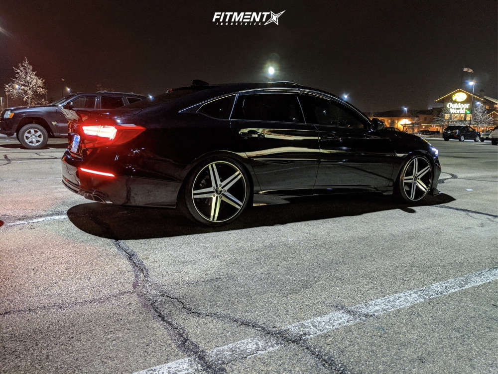 2019 Honda Accord Sport with 20x9 Verde Parallax and Nitto 245x35 on ...