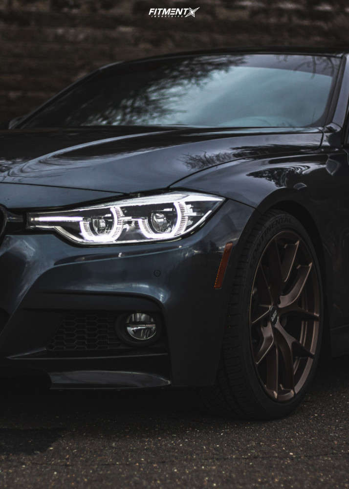 2016 BMW 340i XDrive Base with 19x8.5 ESR Rf2 and Continental 245x35 on ...