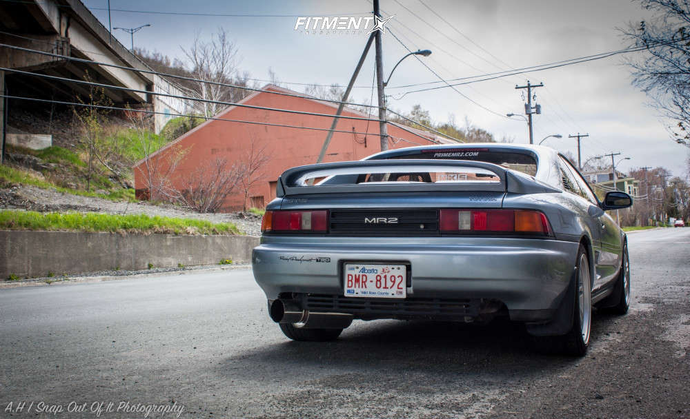 1992 Toyota MR2 Turbo with 17x8 Enkei RPF1 and Yokohama 225x40 on ...