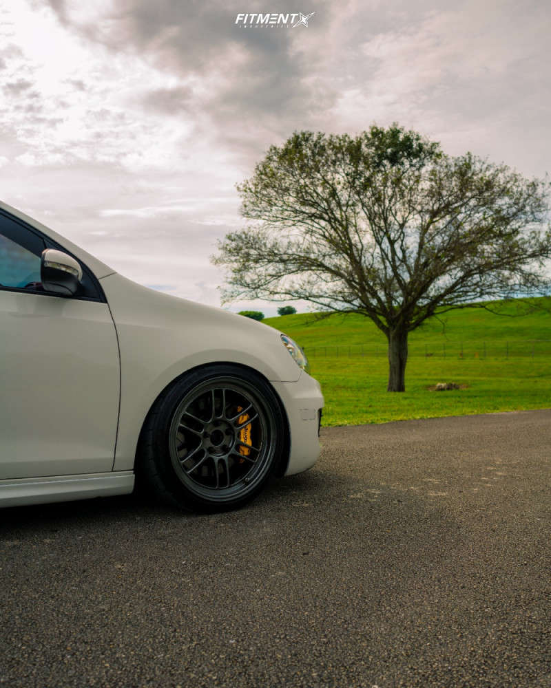 2013 Volkswagen GTI Base with 18x9 Enkei RPF1 and Firestone 225x40 on ...
