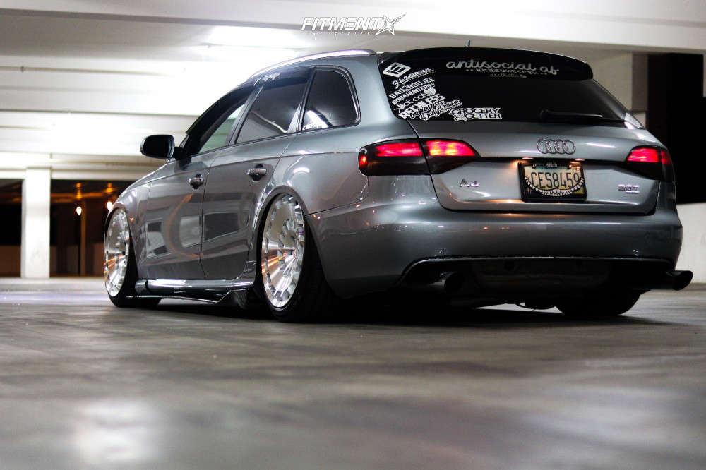 2011 Audi A4 Quattro Avant with 20x10 Rotiform Ccv and Lionhart 245x40 on Air Suspension ...