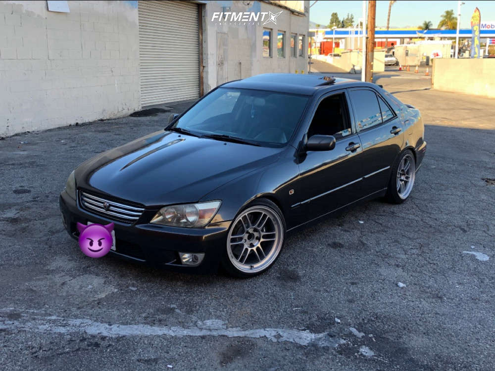 2003 Lexus IS300 Sportcross with 18x9.5 Enkei RPF1 and Kumho 215x40 on ...