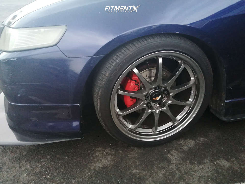 2004 Acura TSX Base with 18x8 Japan Racing Jr5 and Westlake 225x40 on ...