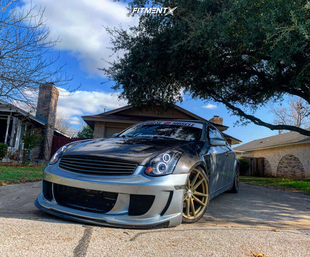 2004 INFINITI G35 Rwd 2dr Coupe w/Leather (3.5L 6cyl 6M) with 19x8.5 ...
