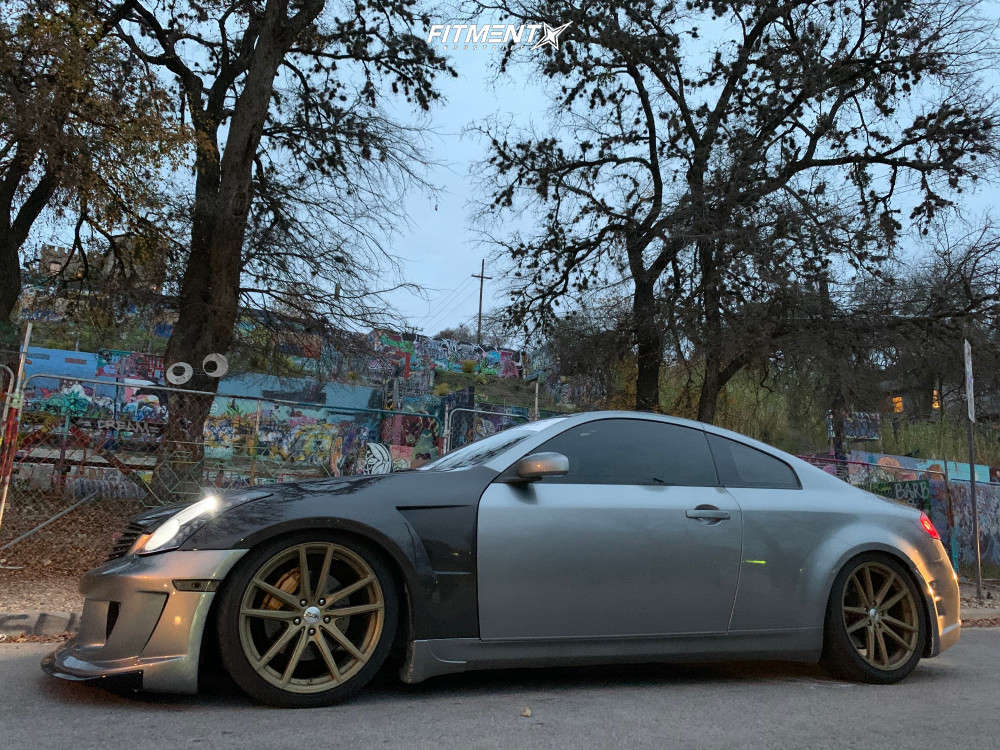 2004 INFINITI G35 Rwd 2dr Coupe w/Leather (3.5L 6cyl 6M) with 19x8.5 ...