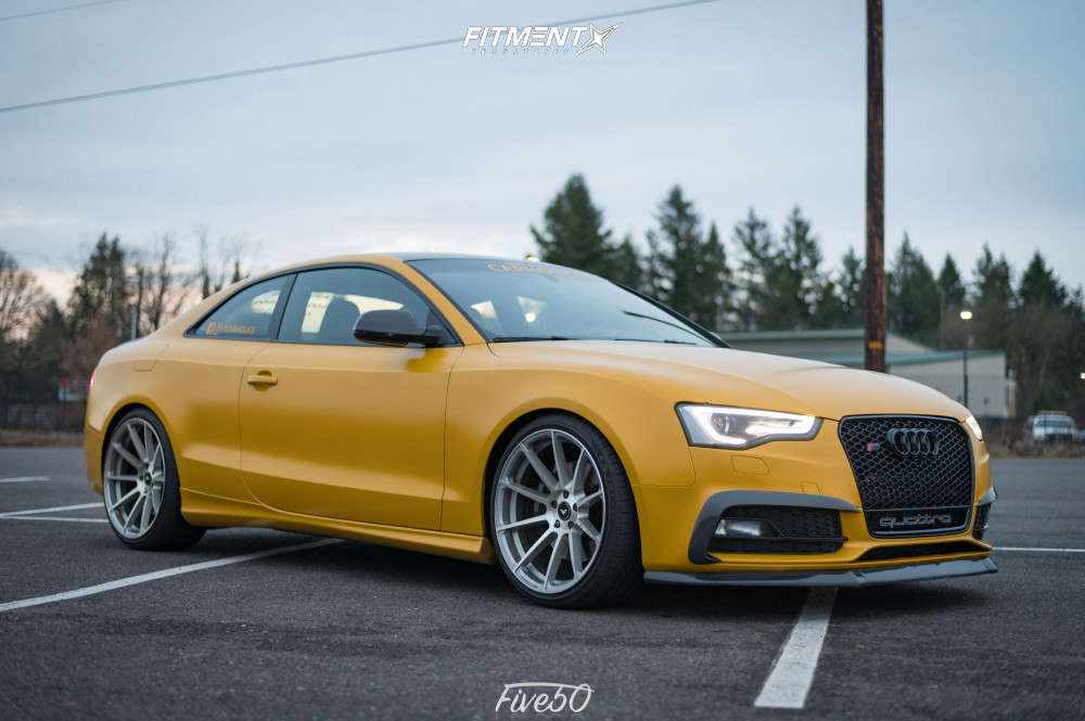 2015 Audi S5 Prestige with 20x10 Vorsteiner V-ff102 and Lexani 275x30 on Lowering Springs ...