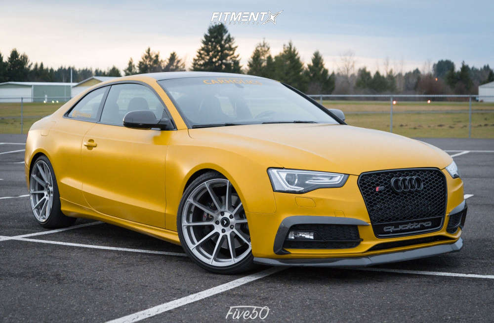 2015 Audi S5 Prestige with 20x10 Vorsteiner V-ff102 and Lexani 275x30 on Lowering Springs ...